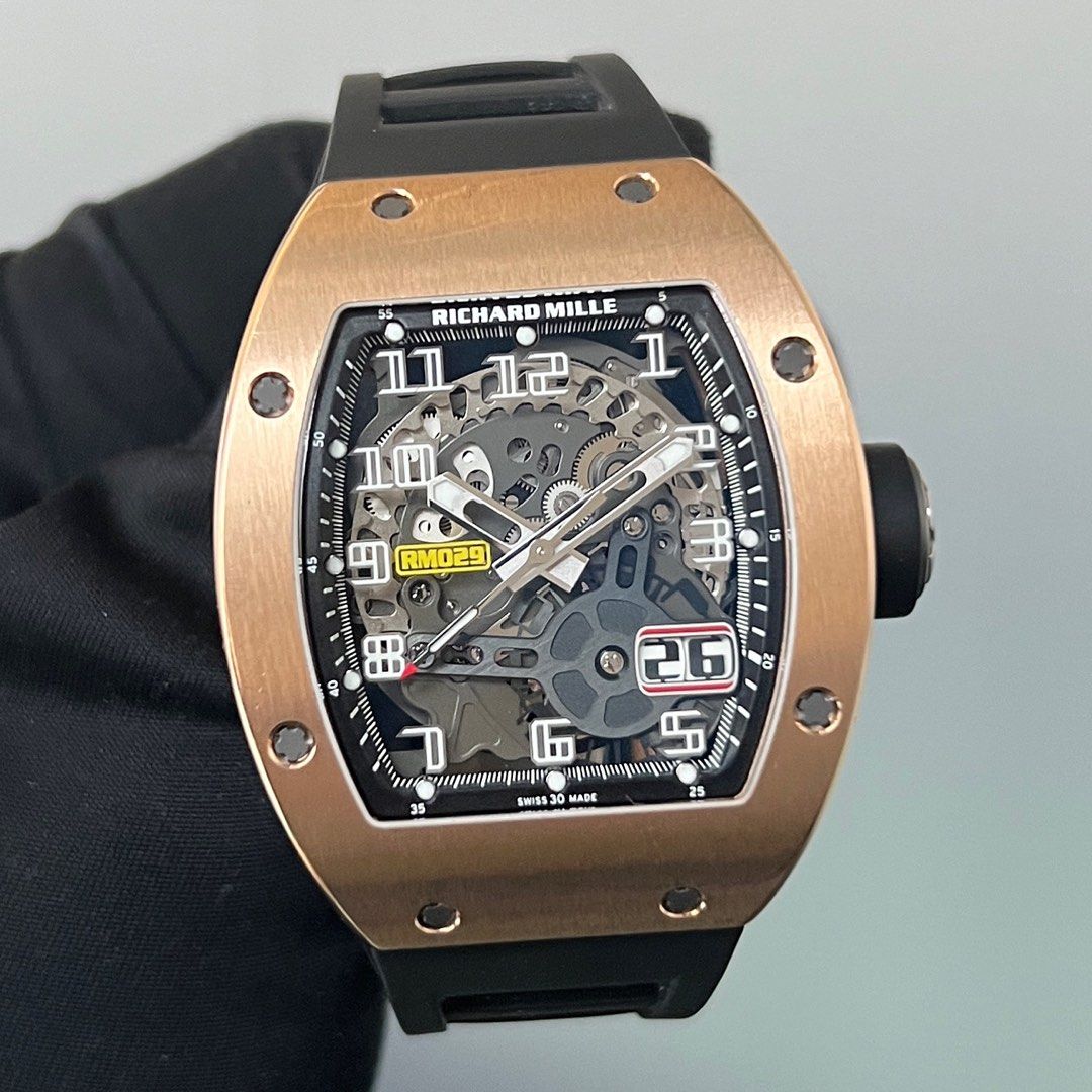 Richard Mille Rose Gold RM029 RM29, Luxury, Watches on Carousell