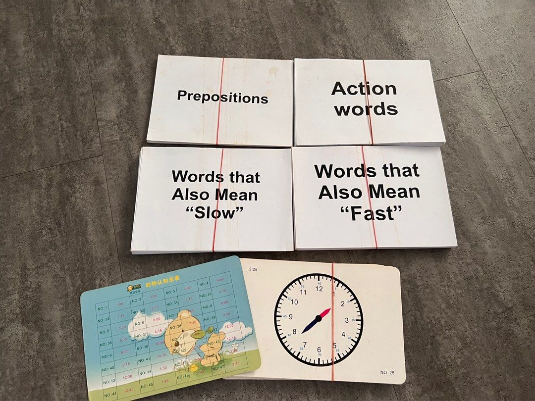 Right brain Flashcard, Hobbies & Toys, Books & Magazines, Children's ...