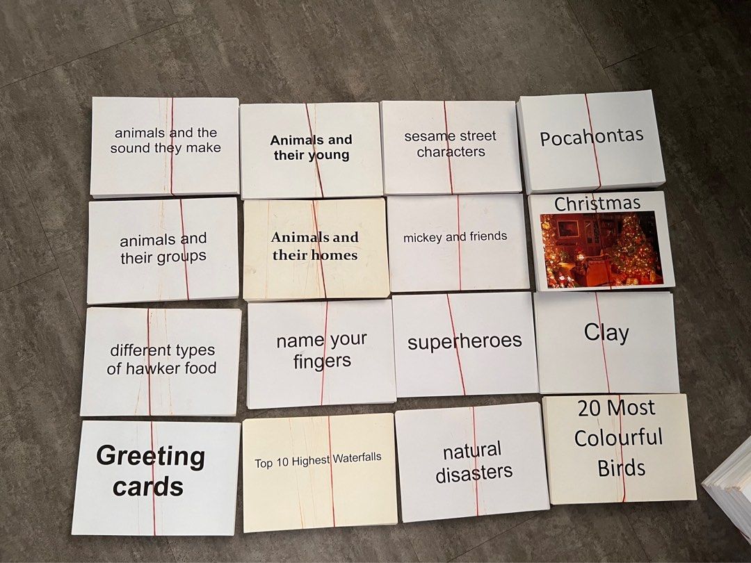 Right brain Flashcard, Hobbies & Toys, Books & Magazines, Children's ...