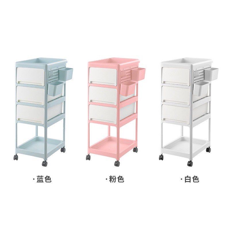 ROAM 3/4 Layers Multipurpose Storage Rack Baby Storage Trolley With ...