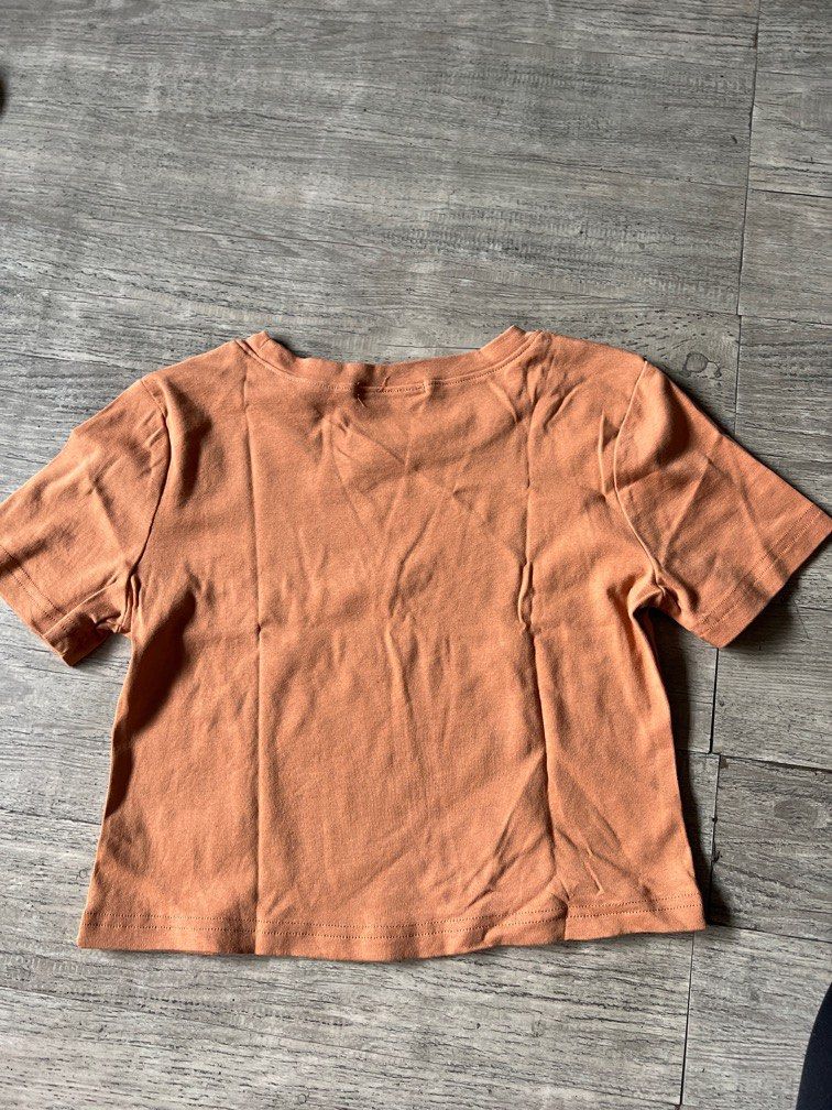 Rust colored shirt, Women's Fashion, Tops, Shirts on Carousell