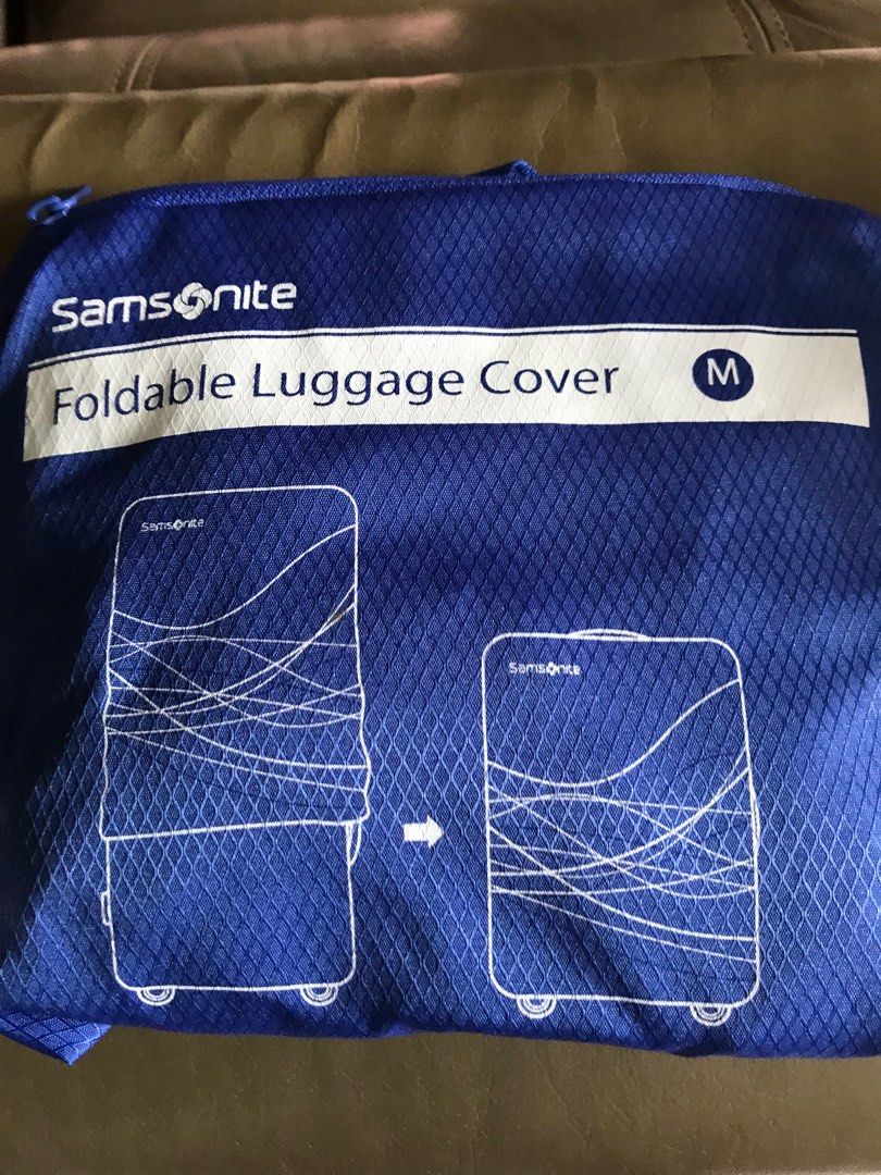 Samsonite Foldable Luggage Cover(M), Hobbies & Toys, Travel, Travel ...