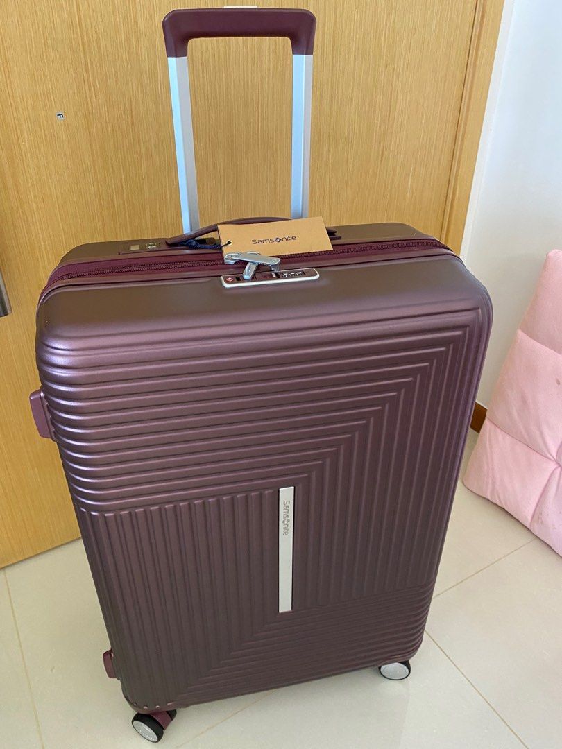 Samsonite Prestige 69/25 cm Spinner Matte Latte with built-in scale ...