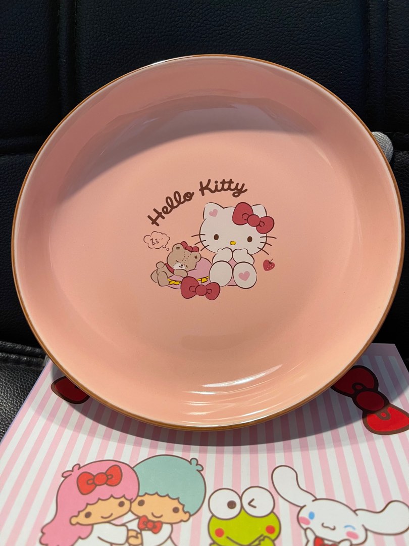 Sanrio Hello Kitty Plate, Furniture & Home Living, Kitchenware ...