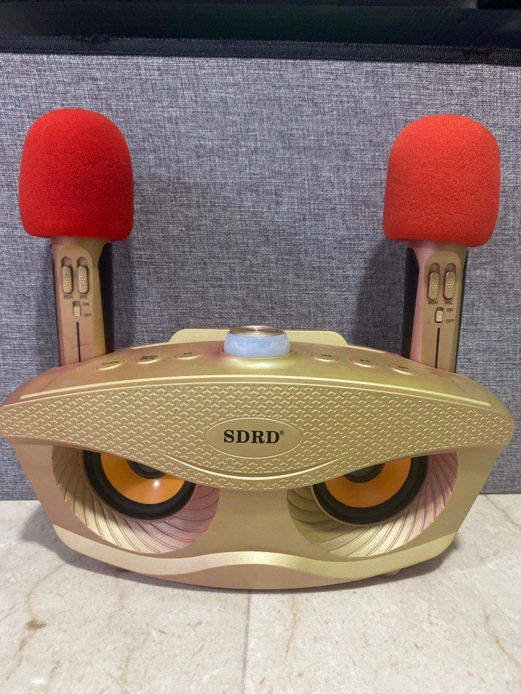 SDRD wireless karaoke set, Audio, Microphones on Carousell