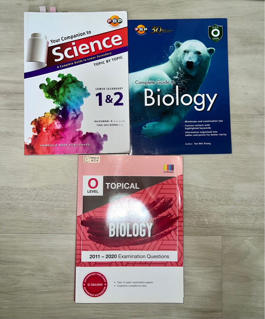 secondary science guidebook/ bio o level tys/bio guide book/ bio ...
