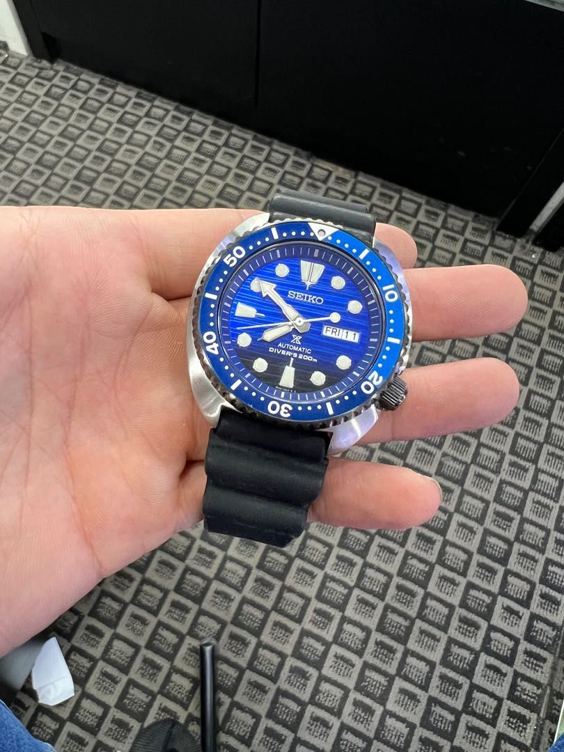 SEIKO PROSPEX TURTLE SAVE THE OCEAN SPECIAL EDITION DIVERS 200M AUTOMATIC SRPC91K1, Men's ...