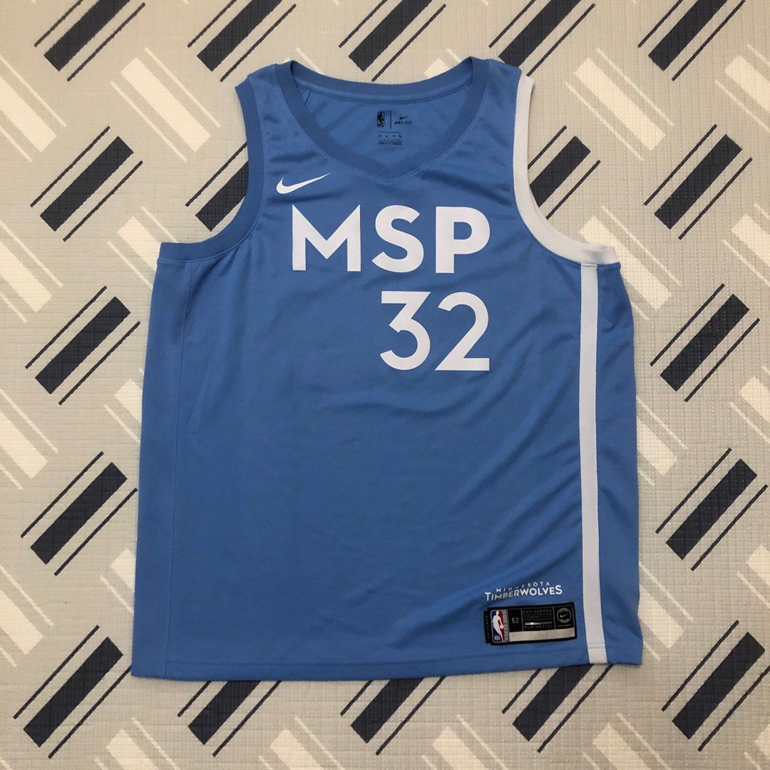 NBA Minnesota Timberwolves MSP #32 Karl Anthony Towns 19-20 city ...