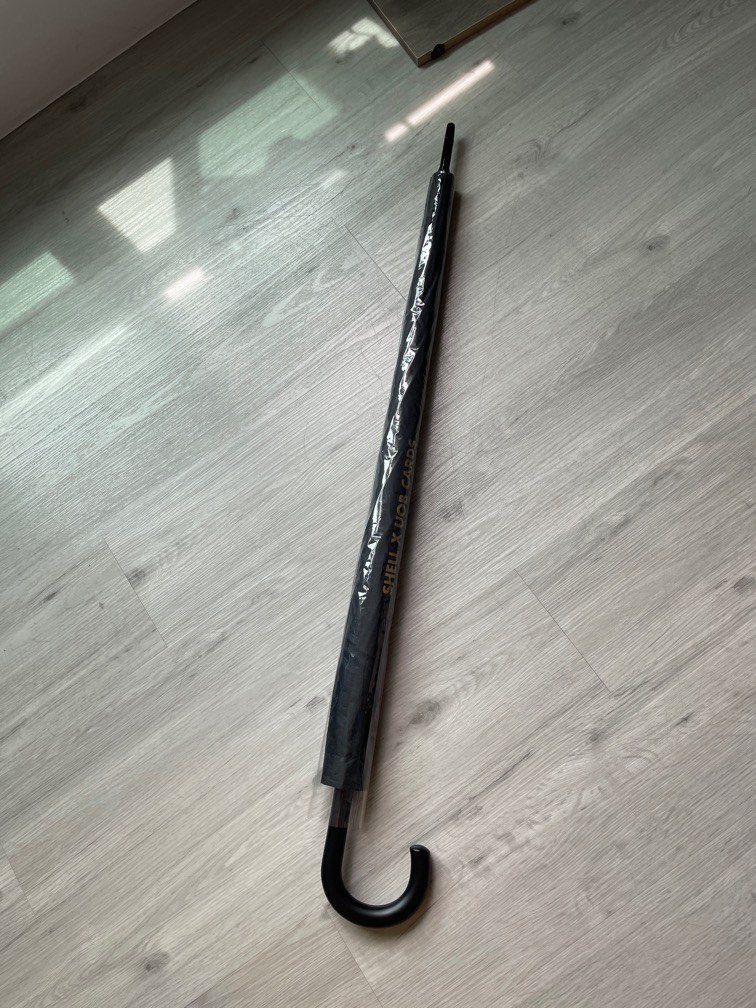 SHELL x UOB Umbrella, Hobbies & Toys, Travel, Umbrellas on Carousell