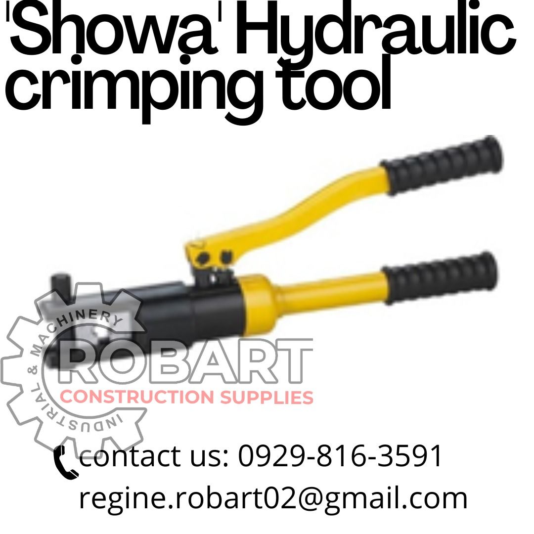 'Showa' Hydraulic crimping tool, Commercial & Industrial, Construction Tools & Equipment on ...