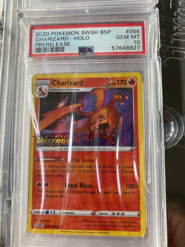 [SLAB] PSA 10 Charizard Pre-release, Hobbies & Toys, Toys & Games on ...