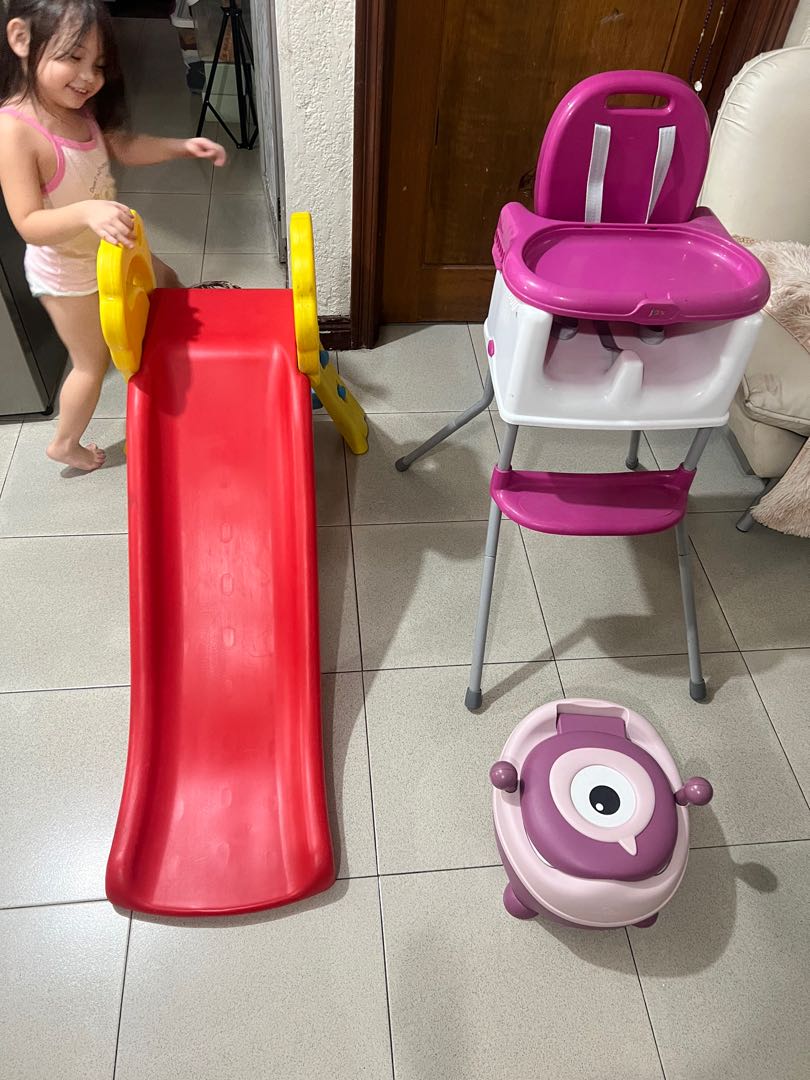 Slides, High Chair, Potty Trainer TAKE ALL, Babies & Kids, Baby Nursery ...