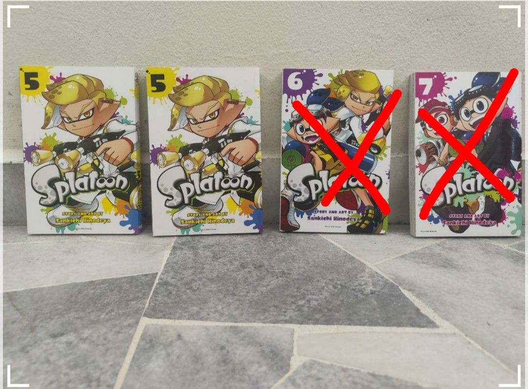 Splatoon Manga Vol 5,6,7, Hobbies & Toys, Books & Magazines, Comics ...