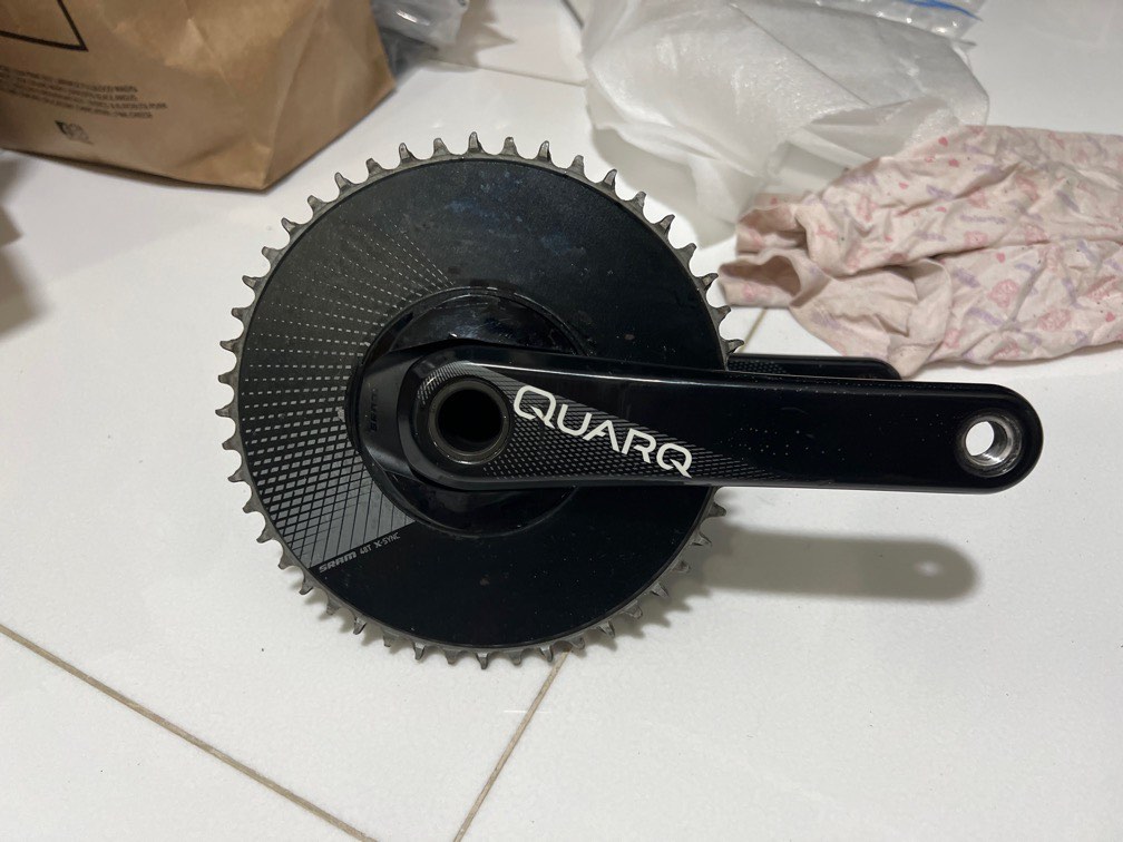 Sram Red Axs X Sync 48T Aero chainring with Quarq crank arm, Sports ...