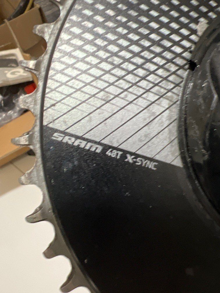 Sram Red Axs X Sync 48T Aero chainring with Quarq crank arm, Sports ...