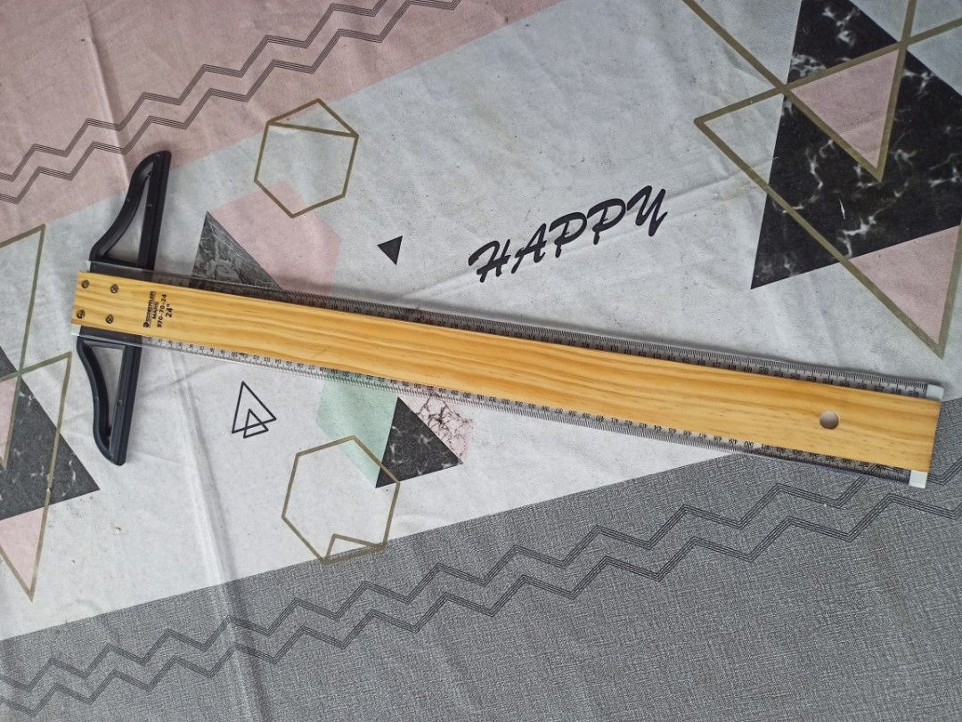 STAEDTLER T-SQUARE (24 inches) w/ freebies, Hobbies & Toys, Stationary ...