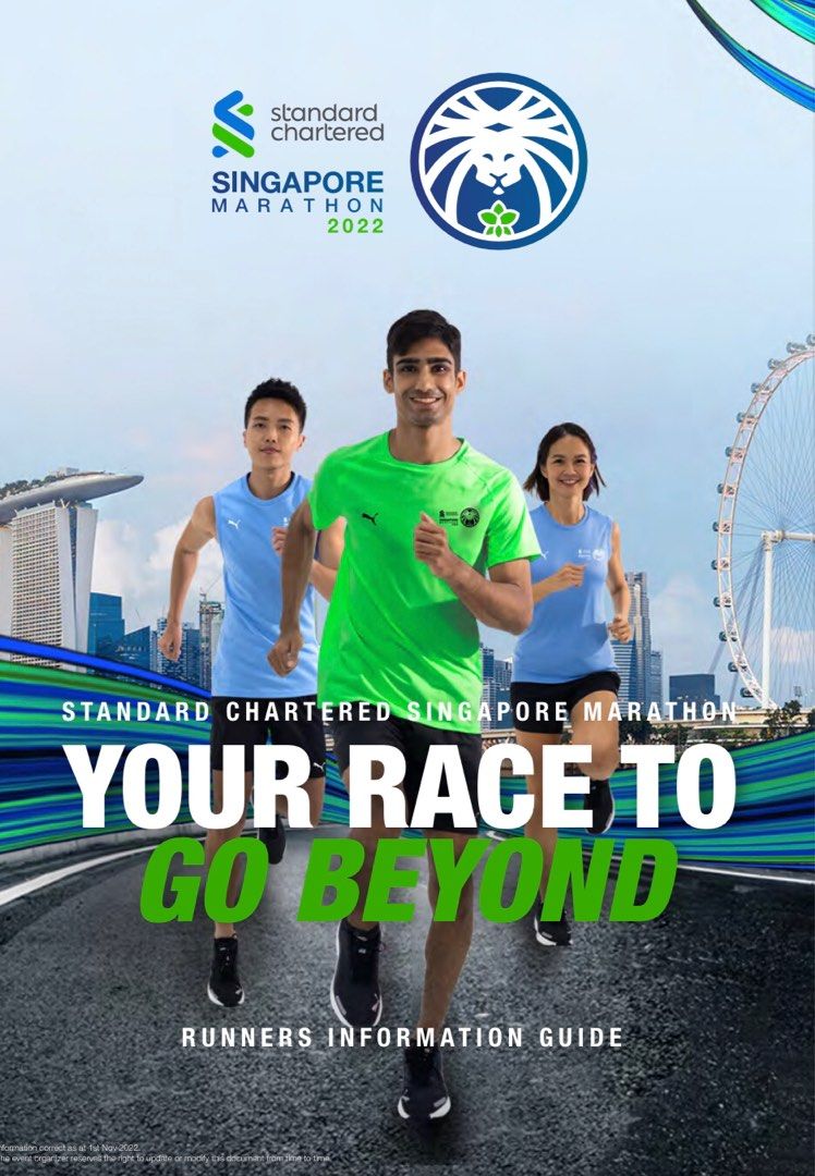 Standard Chartered Singapore Marathon 21KM Male M Size, Tickets ...