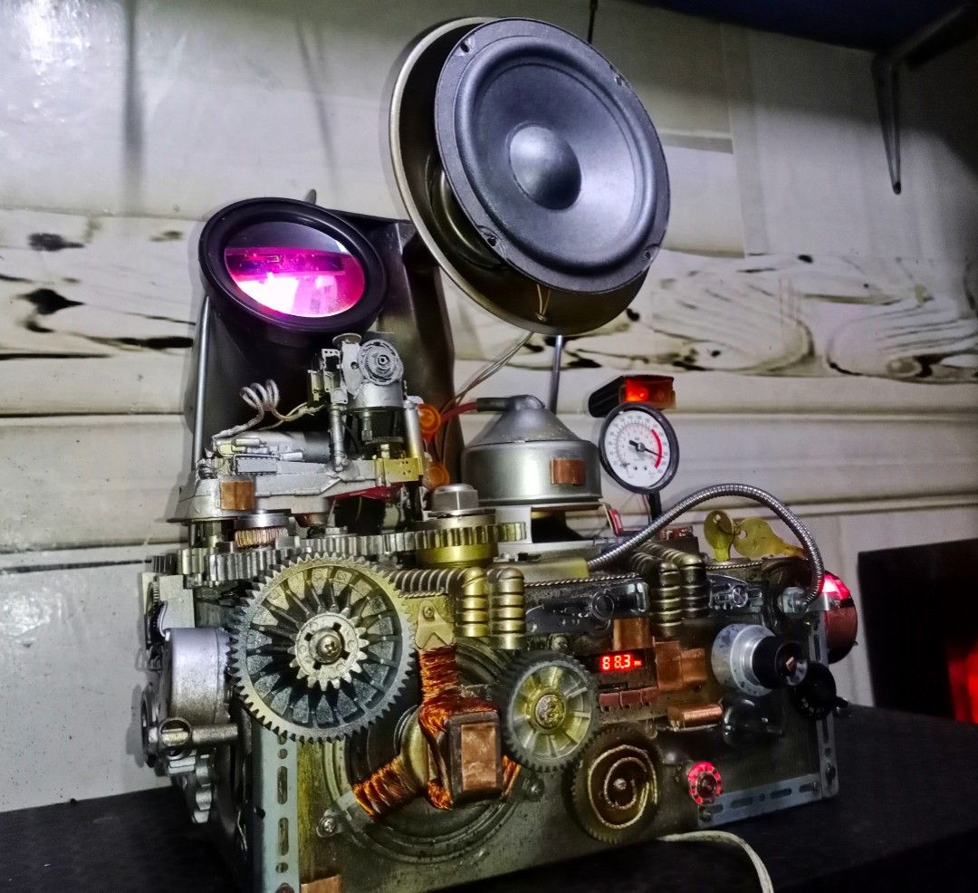 Steampunk Radio Amplifier / Active Speaker System, Hobbies & Toys ...