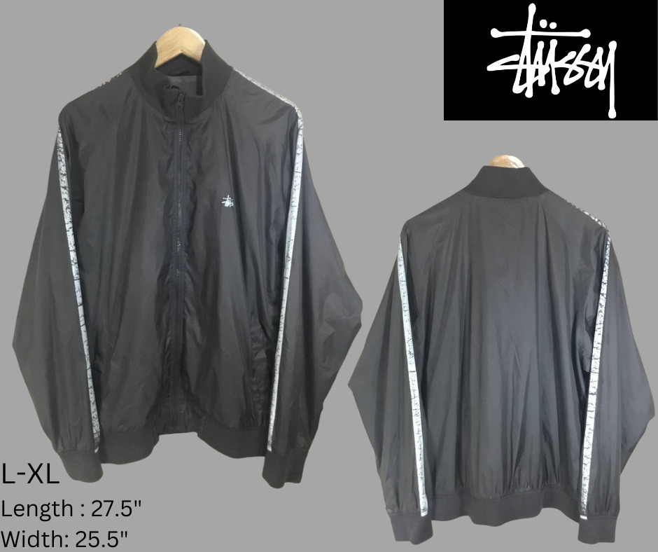 Stussy Vintage Jacket Windbreaker Branded, Men's Fashion, Coats ...