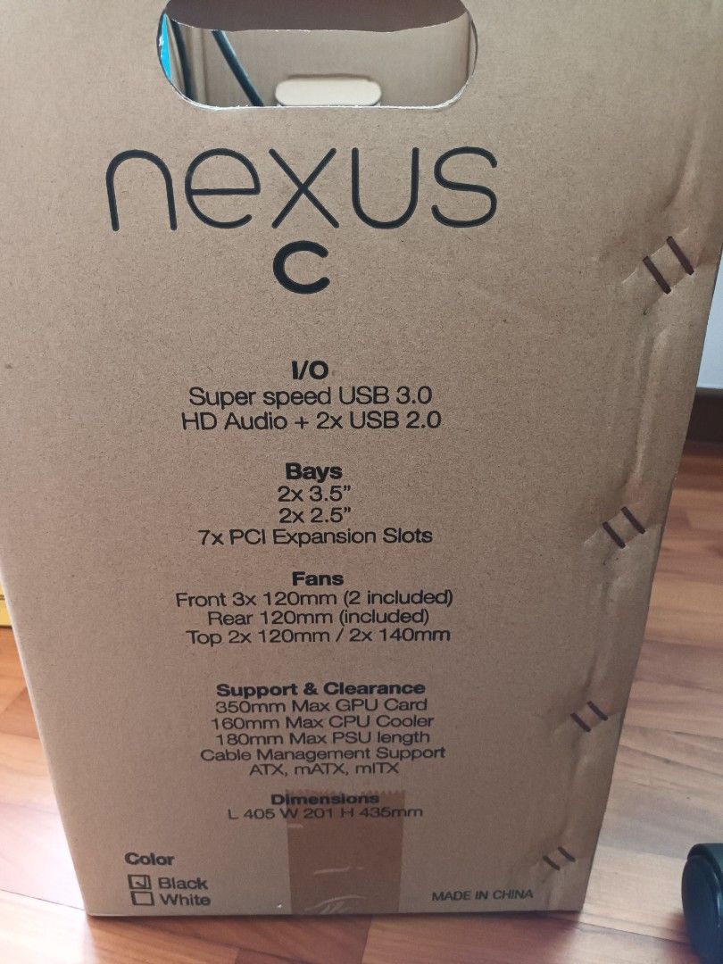 Tecware Nexus C ATX casing, Computers & Tech, Parts & Accessories ...