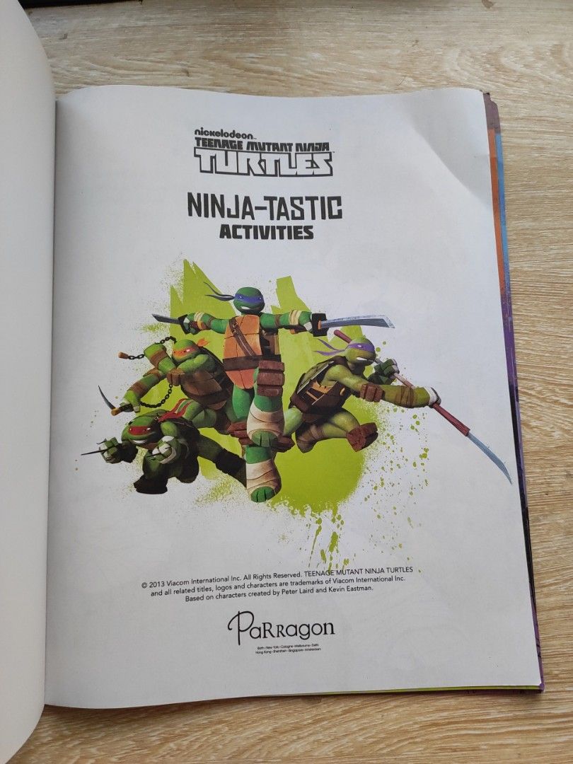 Teenage mutant ninja turtles activity book, Hobbies & Toys, Books ...
