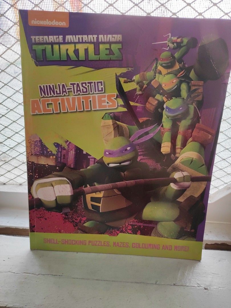 Teenage mutant ninja turtles activity book, Hobbies & Toys, Books ...