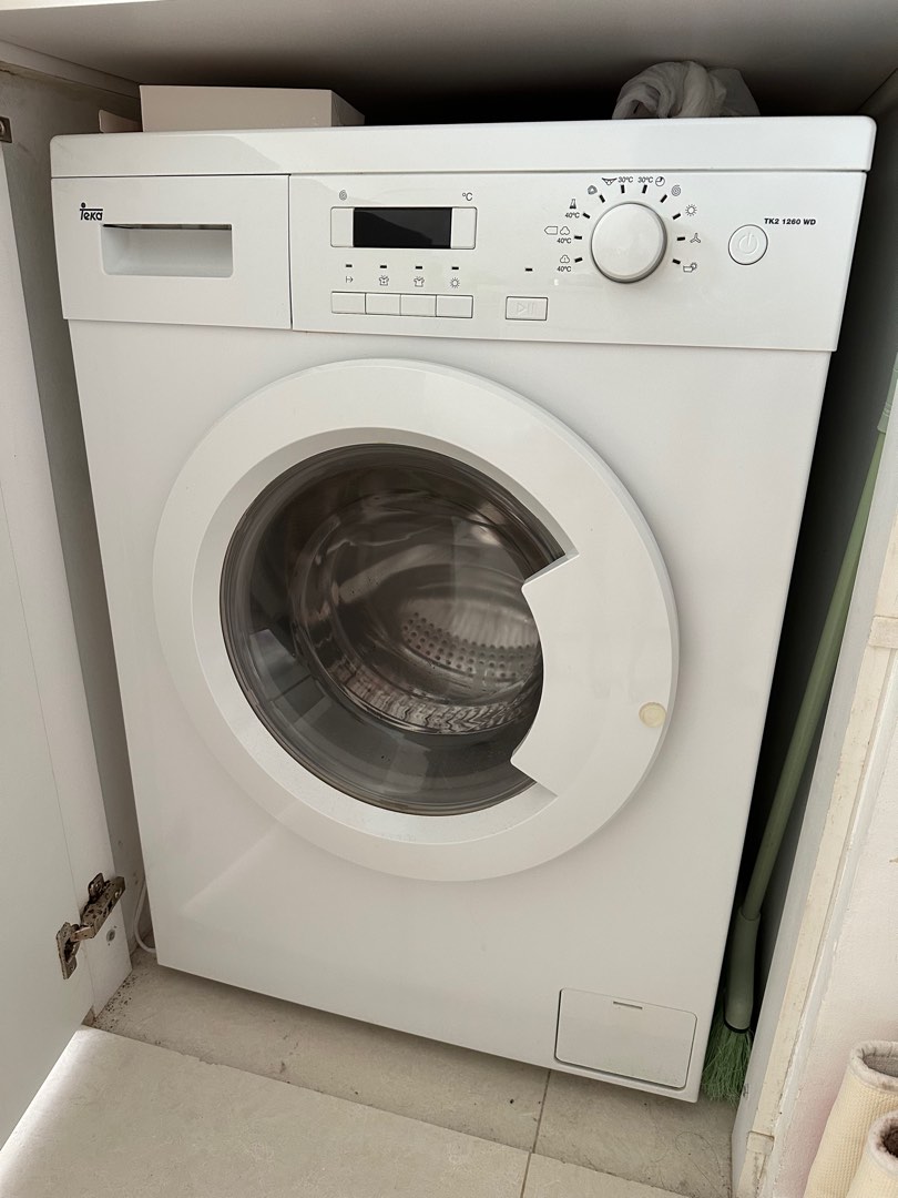 Teka 1260 washer + dryer 6kg/2kg, TV & Home Appliances, Washing ...