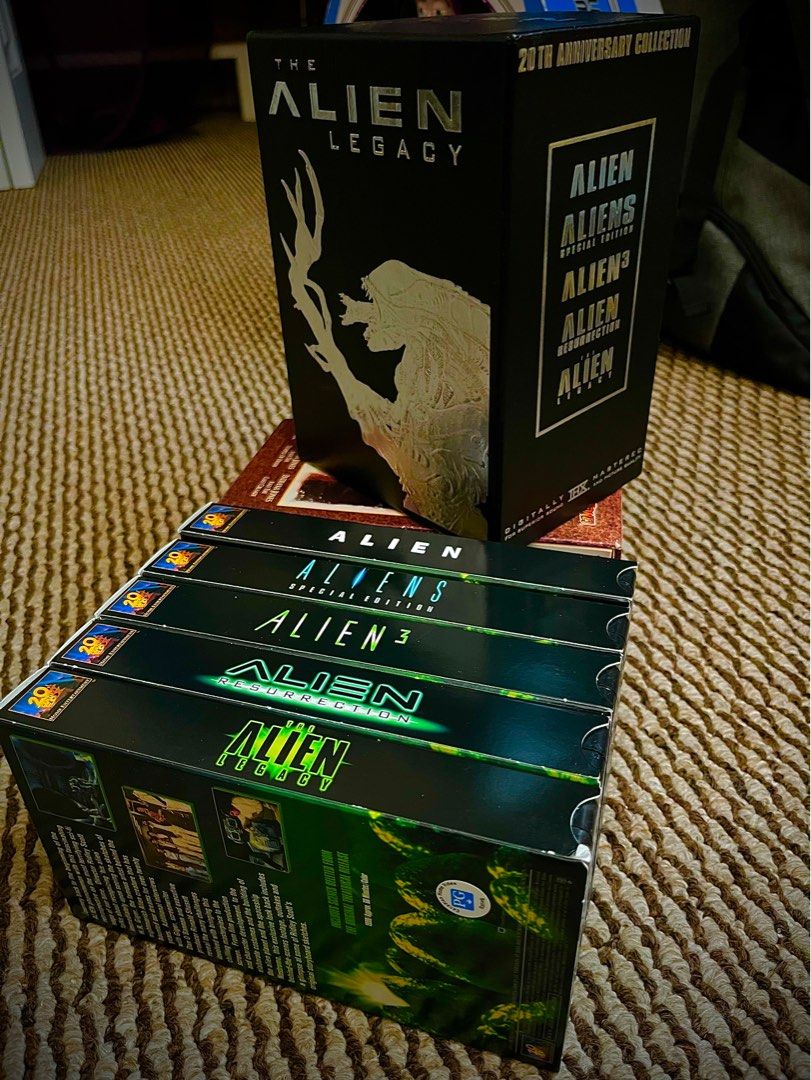 The Aliens Legacy Collection (VHS Tapes) 20th Anniversary, Hobbies ...