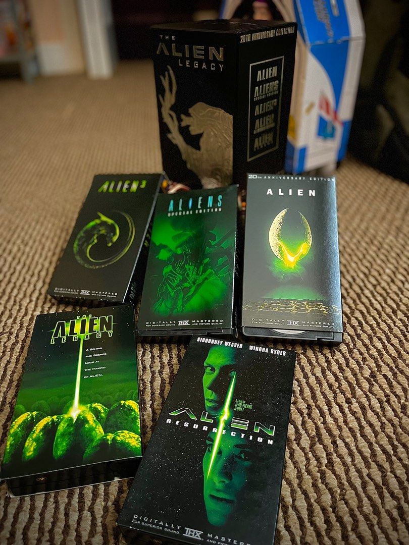 The Aliens Legacy Collection (VHS Tapes) 20th Anniversary, Hobbies ...