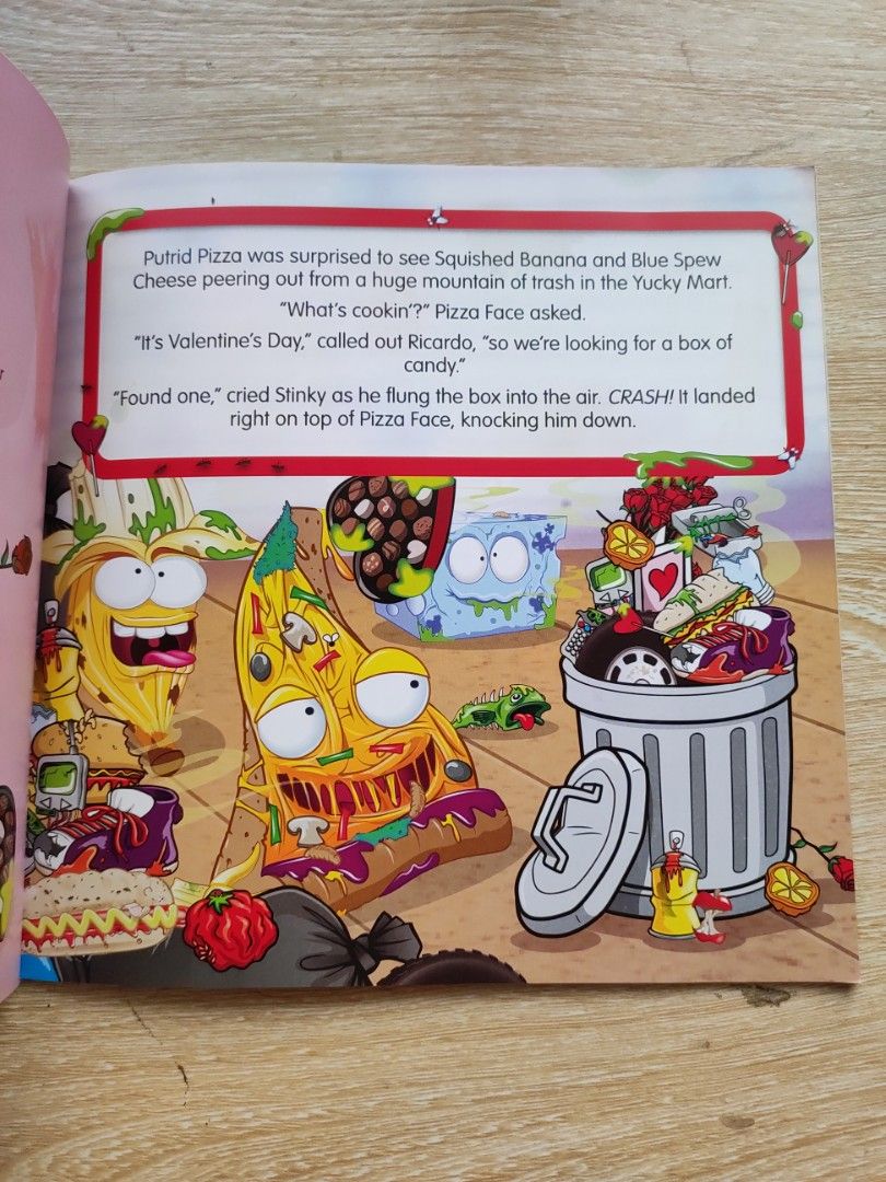 The Grossery Gang children's book with 100 gross scented stickers ...