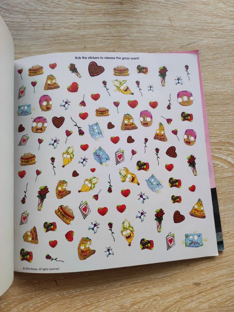 The Grossery Gang children's book with 100 gross scented stickers ...