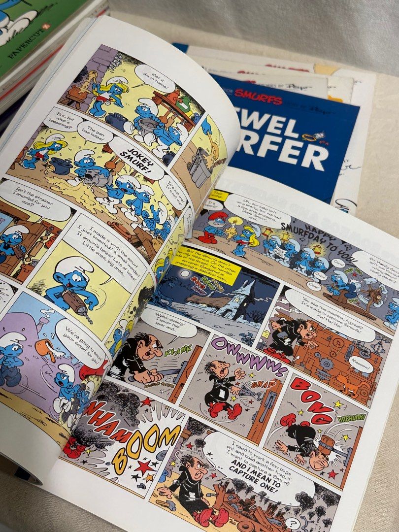The Smurfs comic/graphic novel book (full colour), Hobbies & Toys, Books & Magazines, Comics ...