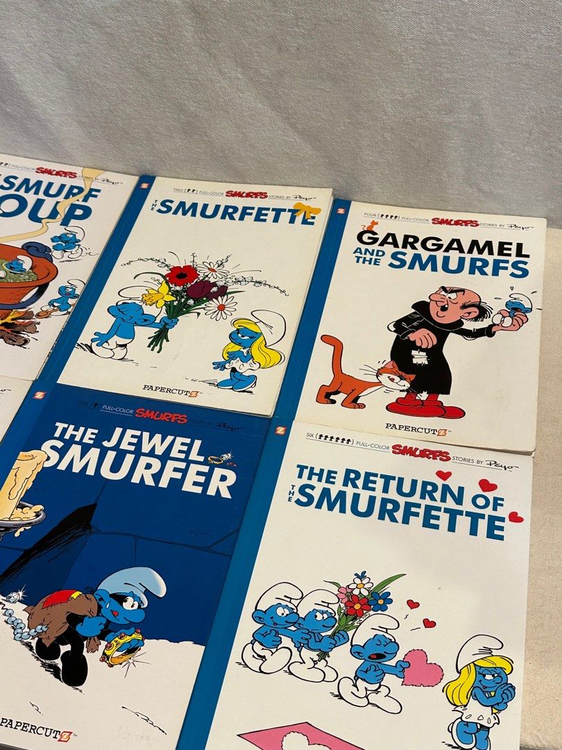 The Smurfs comic/graphic novel book (full colour), Hobbies & Toys ...