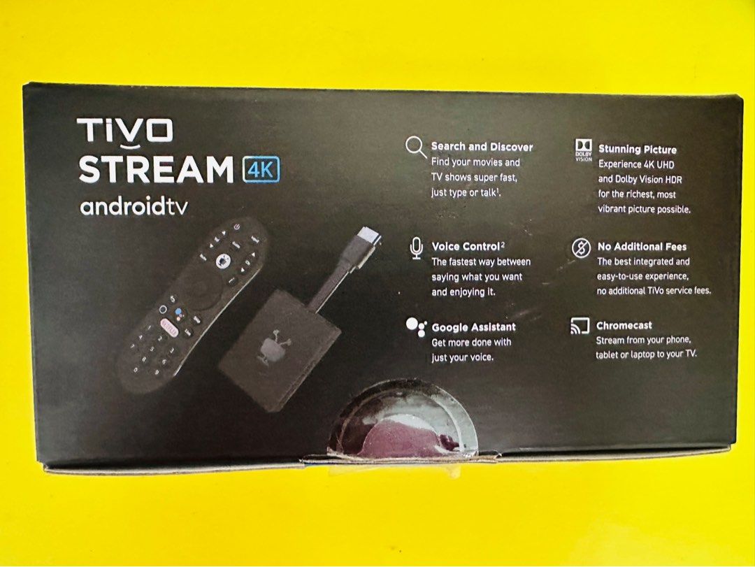 TiVo stream android TV box, 家庭電器, 電視 & 其他娛樂, 電視組件及配件 - Carousell