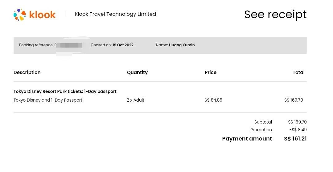 2x Tokyo Disneyland 1 Day Passport On 19 December 2022 Tickets And Vouchers Flights And Overseas