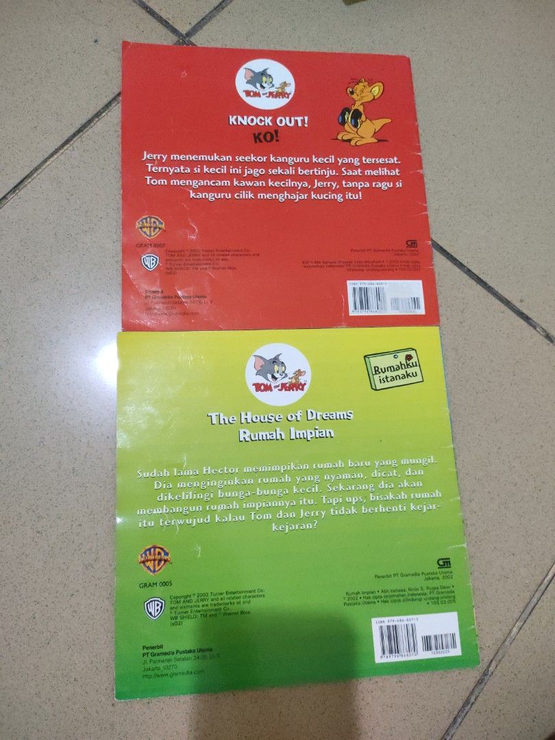Tom and Jerry, Buku & Alat Tulis, Buku Anak-Anak di Carousell