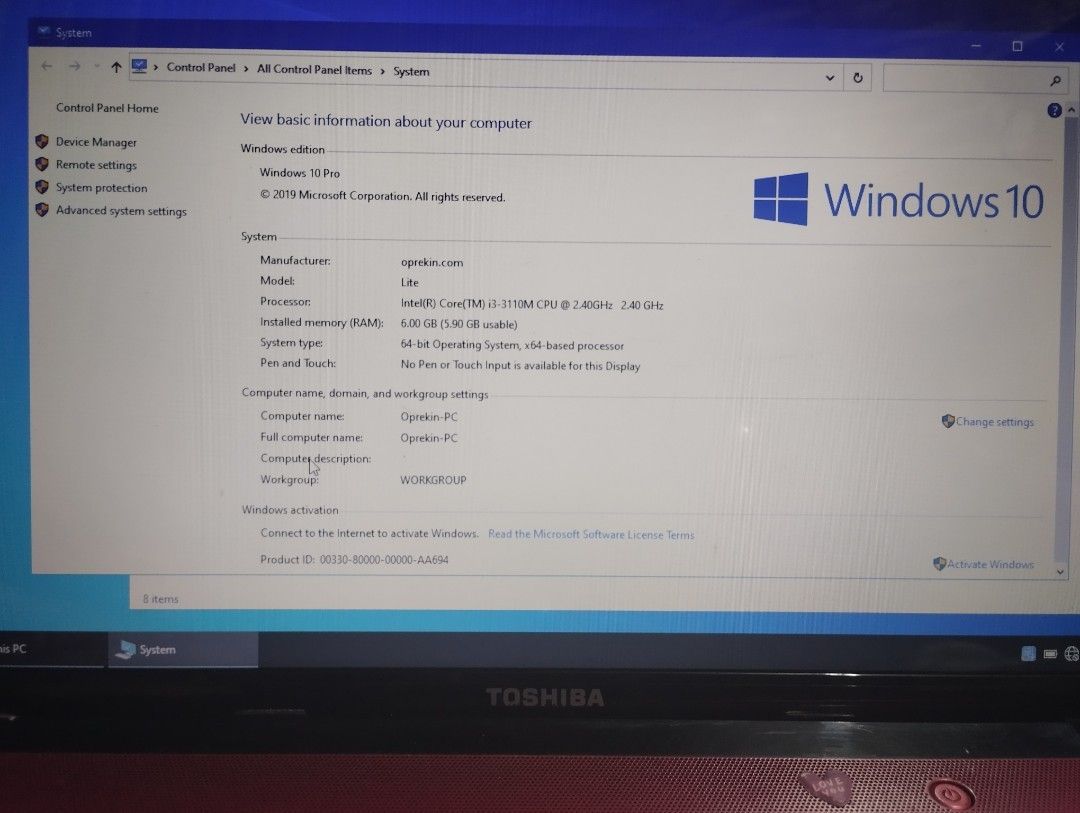 Toshiba Dynabook Core I3 3rd Gen Laptop Computers Tech Laptops Notebooks On Carousell