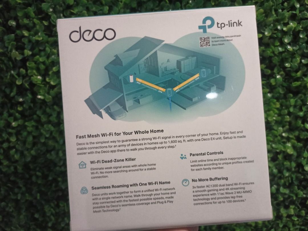 TP Link Deco E AC Whole Home Mesh WiFi System PACK Computers Tech Parts Accessories