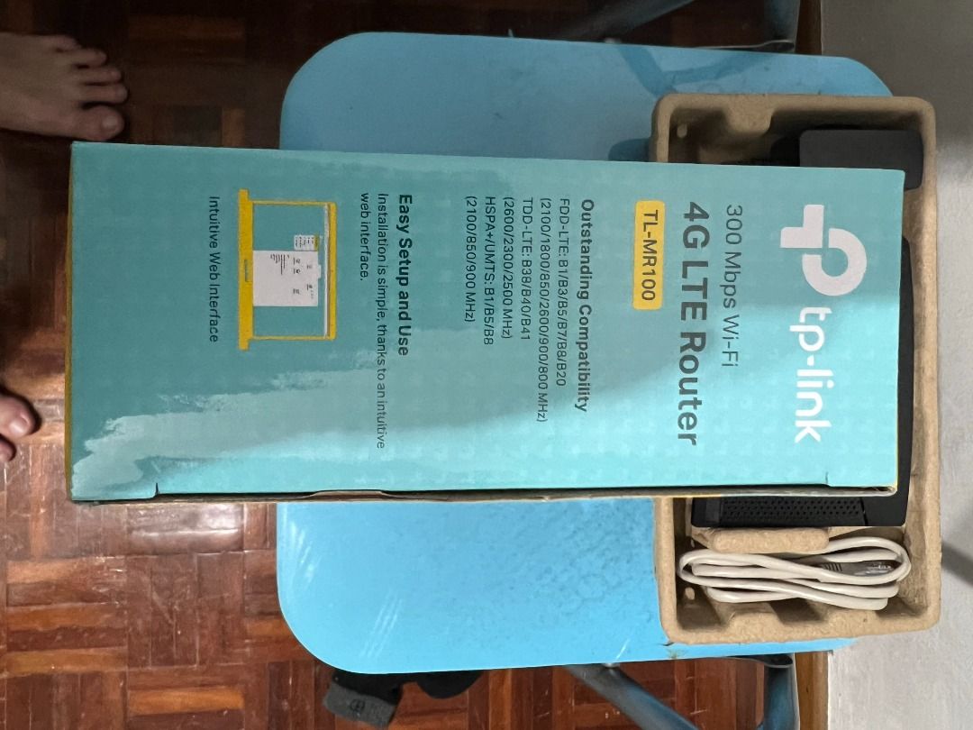 TP-LINK MR100 4G LTE Modem Router 300MBPS, Computers & Tech, Parts ...