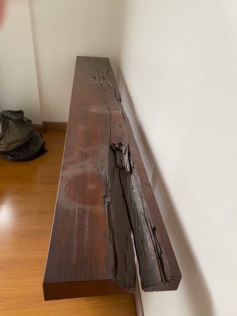 Traviesa Wood Console Table, Furniture & Home Living, Furniture, Other ...