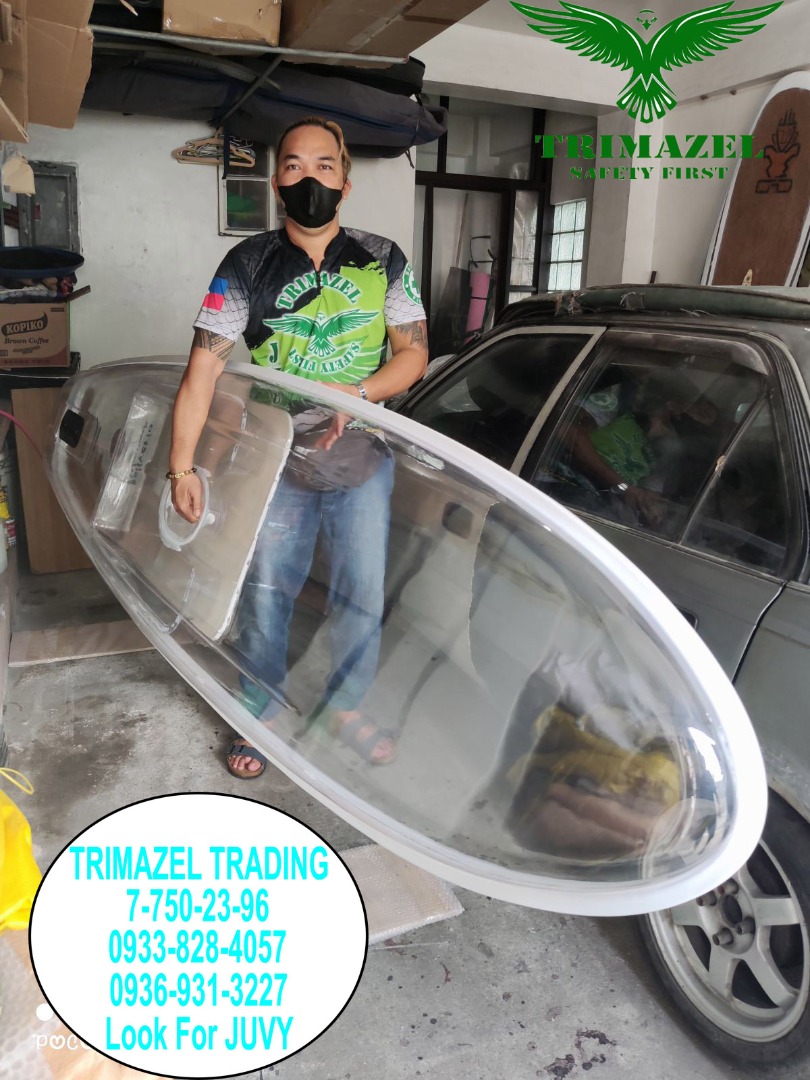 TRANSPARENT STAND UP PADDLE BOARD, Sports Equipment, Sports & Games ...