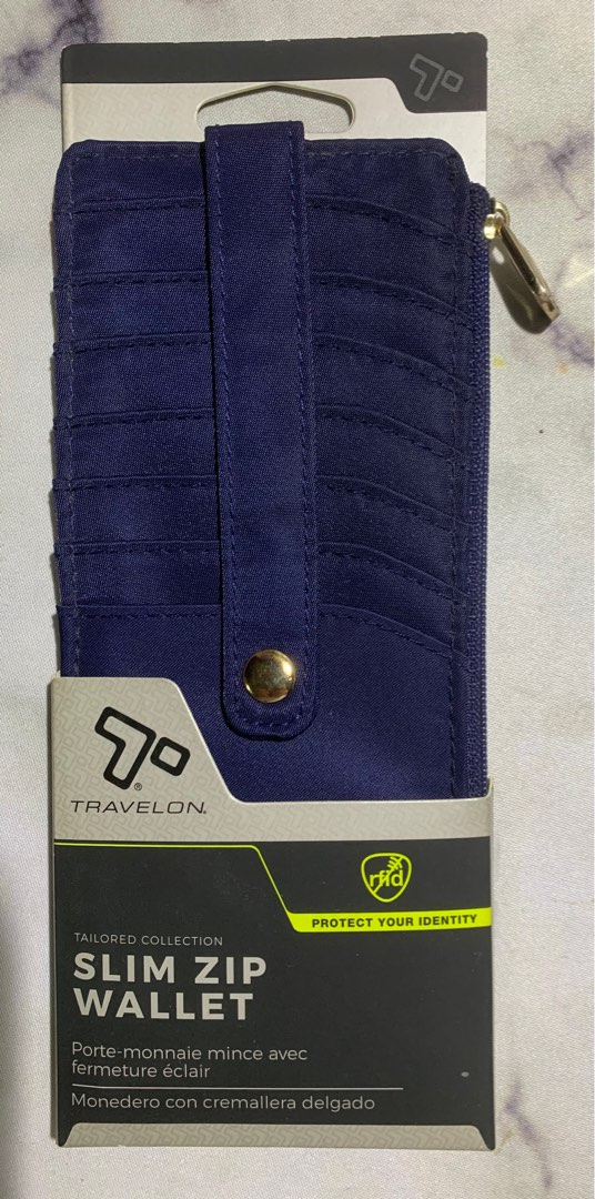 Travelon Slim Wallet, Luxury, Bags & Wallets on Carousell