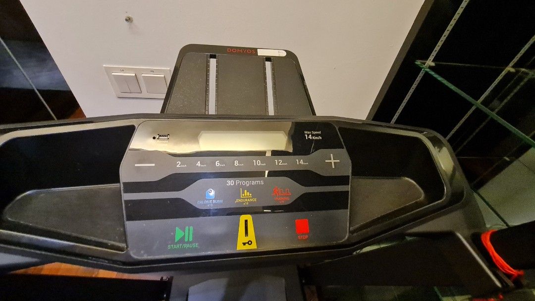 Treadmill Domyos Run100. Original cost 600, Sports Equipment, Exercise ...