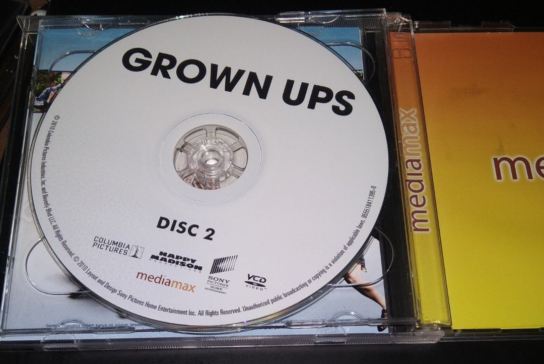 VCD GROWN UPS ORI mediamax, Hobbies & Toys, Music & Media, CDs & DVDs ...