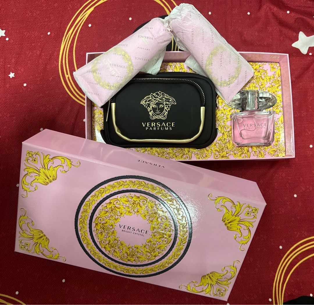 Versace Bright Crystal set, Beauty & Personal Care, Fragrance & Deodorants on Carousell