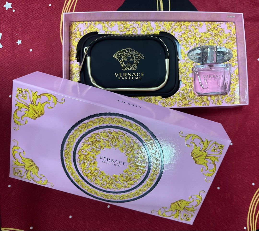 Versace Bright Crystal set, Beauty & Personal Care, Fragrance & Deodorants on Carousell