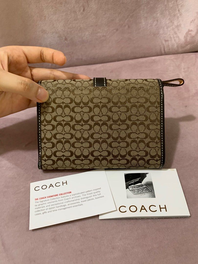 Vintage Authentic Coach Signature Collection Wallet, Women's Fashion ...