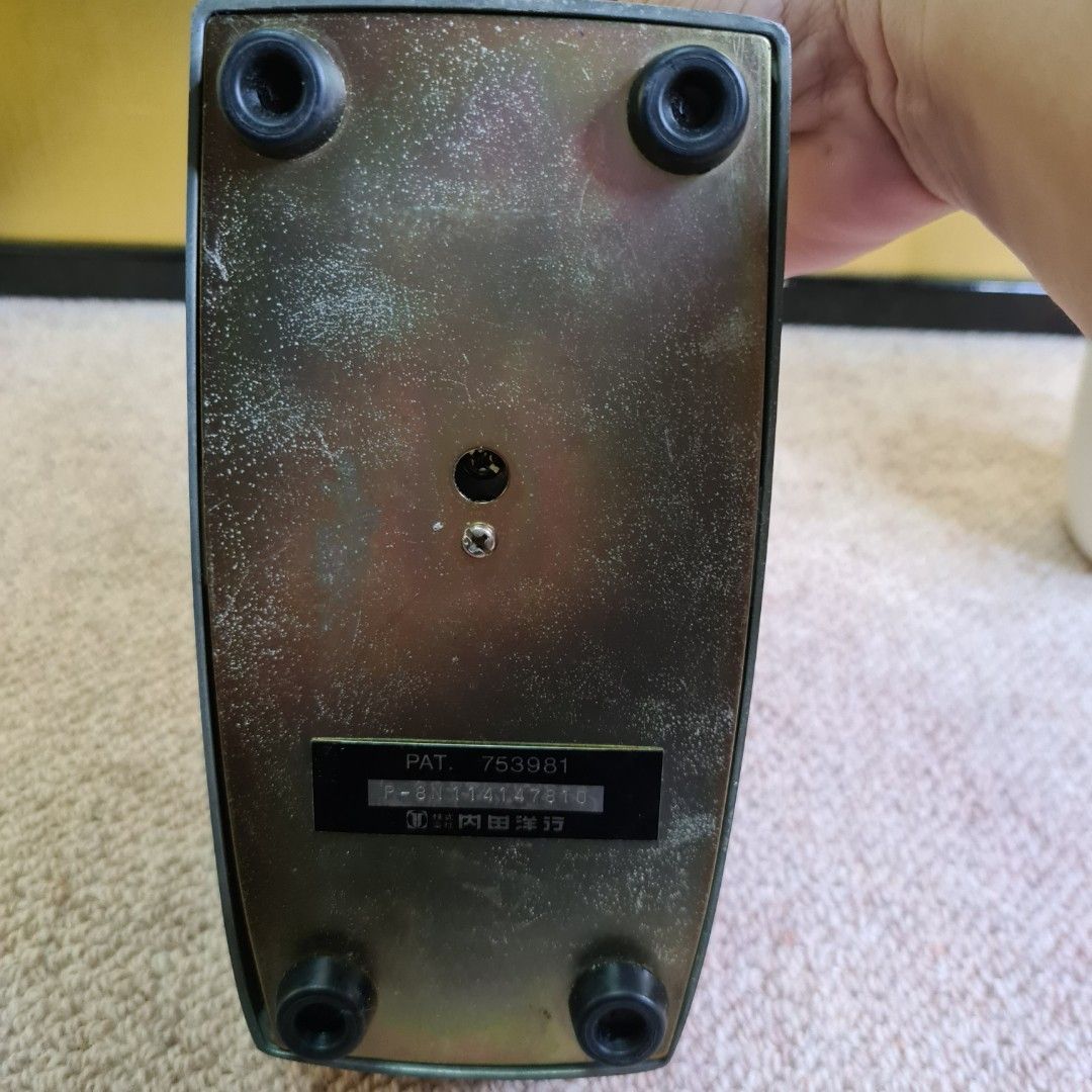 VINTAGE JAPAN ROTARY CHECK WRITER - UCHIDA P-8N (AS-IS), Furniture & Home Living, Home ...