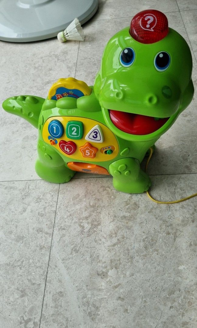 Vtech dinosaur as good as new for infant and understanding on shapes ...