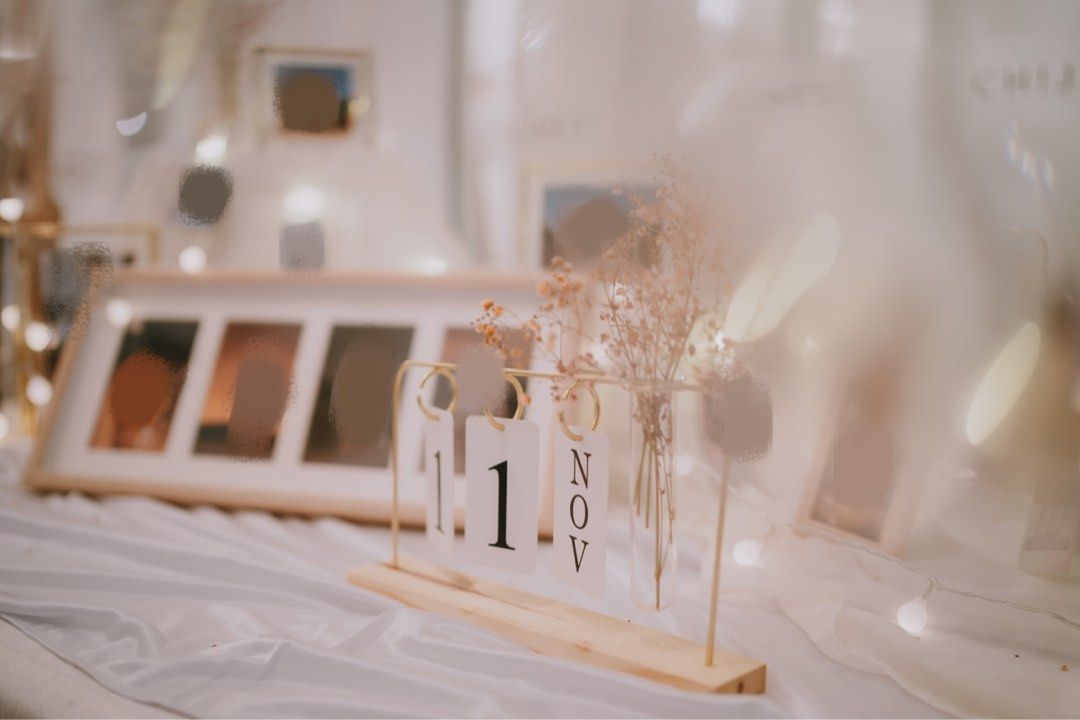 Wedding Photo Table Frames and Decor, Furniture & Home Living, Home ...